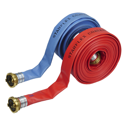 65mm (2.1/2inch) x 23m Starflex Uncoated Layflat Fire Hose Type 1 - White - BearingBoys