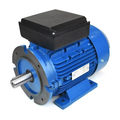 Amtecs IE1 1.1kW 4 Pole Single Phase Perm Cap B34L Foot & Large Face ...