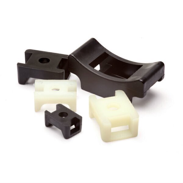 Natural Cable Tie Saddle Mounts to Suit Cable Ties up to 9.0mm Width ...