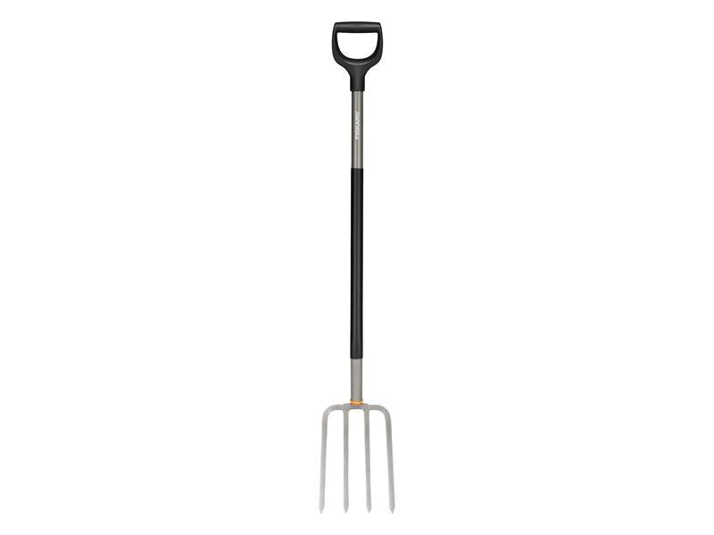 Fiskars Ergonomic Garden Fork Grey - BearingBoys